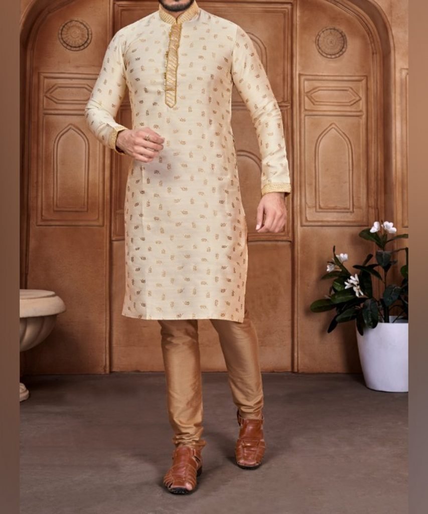 Pakistani Panjabi Sherwani Style With a Pajama suit
