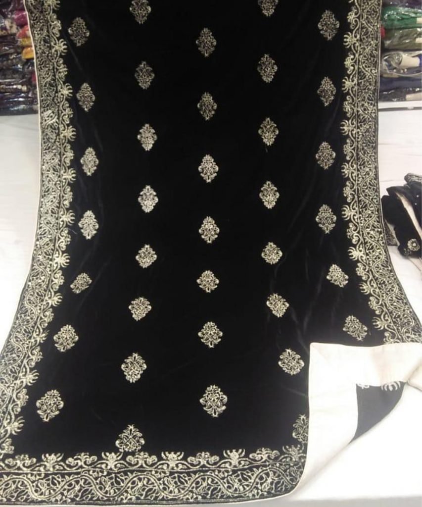 Nazon Brand – Pakistani Velvet Shawl - NB61596